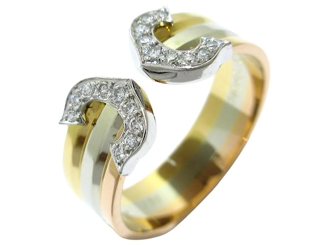 cartier 2C C2 Golden Yellow gold ref.880030 - Joli Closet