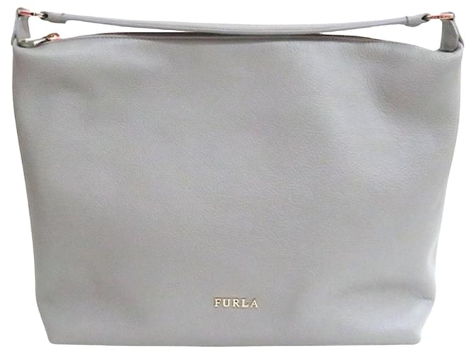 Furla Grey Leather ref.904737 - Joli Closet