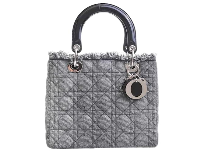 Dior Lady Dior Grey Tweed ref.908326 - Joli Closet