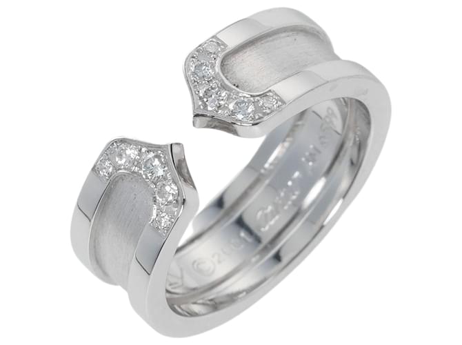 cartier 2C C2 Silvery White gold ref.910662 - Joli Closet