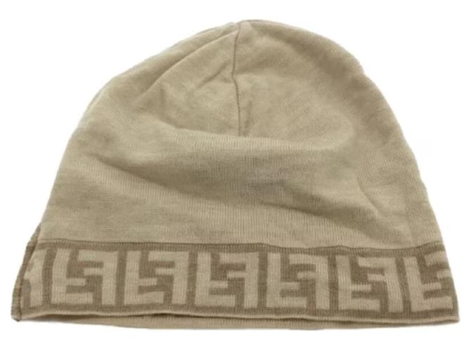 **Casquette en maille beige Fendi Laine ref.915554 - Joli Closet