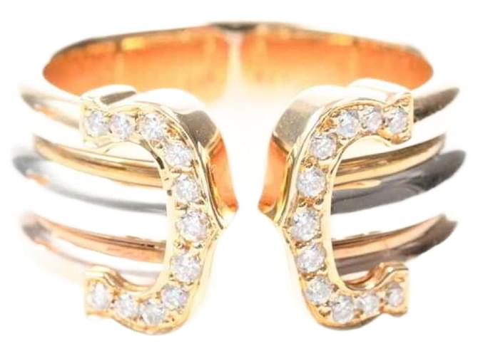 cartier 2C C2 Or jaune Doré ref.981938 - Joli Closet