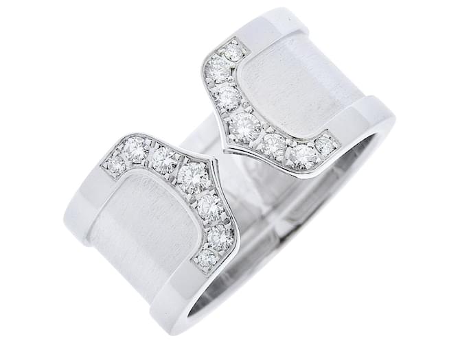 cartier 2C C2 Silvery White gold ref.997741 - Joli Closet