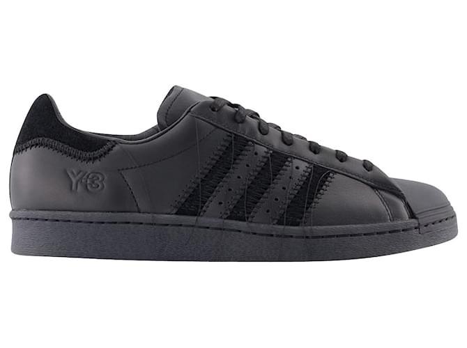 Y3 Y-3 Superstar Sneakers - Y-3 - Leather - Noir Black ref.1019273 ...