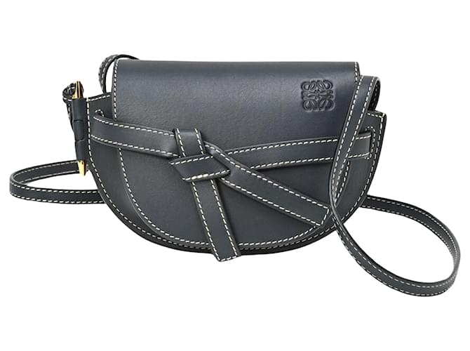 Loewe Gate Navy blue Leather ref.1031484 - Joli Closet