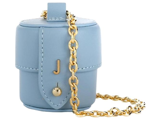 Jacquemus Light Blue Le Vanity Mini Bag Leather ref.1035486 - Joli Closet