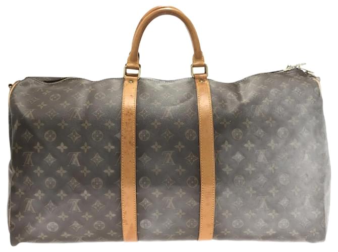 Louis Vuitton Keepall 55 Brown Cloth ref.1067188 - Joli Closet