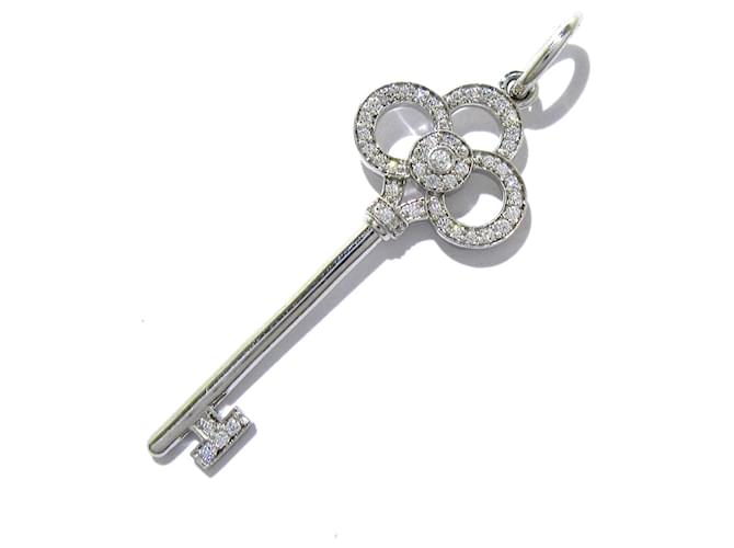 Tiffany & Co Crown key Silvery White gold ref.1068704 - Joli Closet