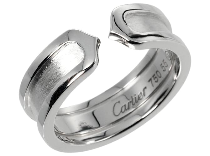 cartier 2C C2 Or blanc Argenté ref.1070655 - Joli Closet