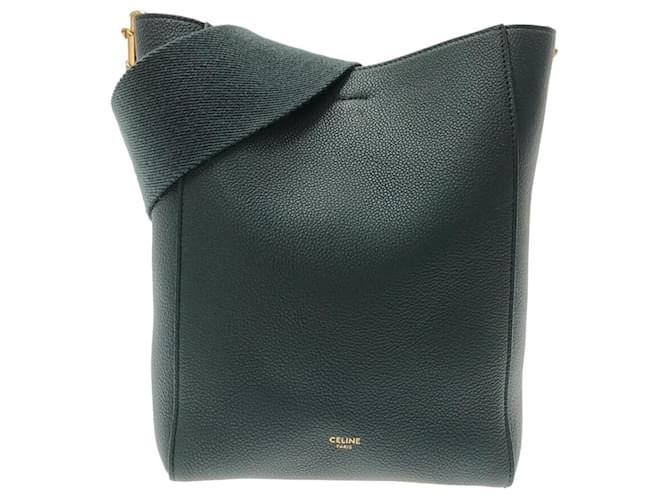 Céline Seau Sangle Green Pony-style calfskin ref.1071786 - Joli Closet