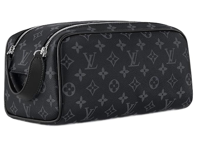 Louis Vuitton LV Dopp Kit monogram eclipse Black Cloth ref.1082468 ...