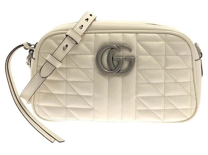 Gucci GG Marmont Beige Leather ref.1093350 - Joli Closet