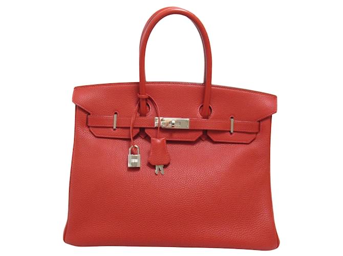 Hermès HERMES BIRKIN Red Leather ref.1116353 - Joli Closet