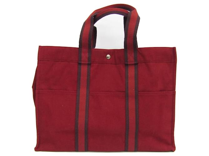 Hermès Fourre Tout Red Cloth ref.1123842 - Joli Closet