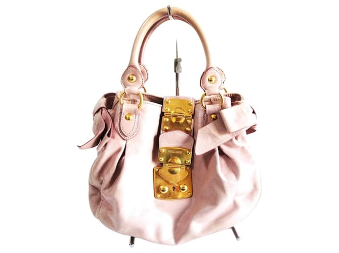miu miu Pink Leather ref.1127378 - Joli Closet
