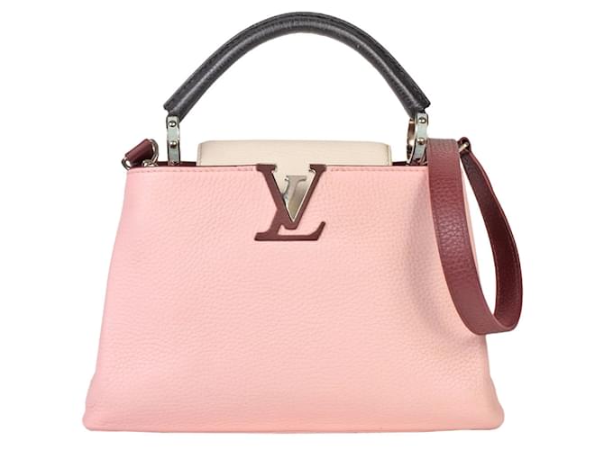 Louis Vuitton Capucines Pink Leather ref.1152728 - Joli Closet