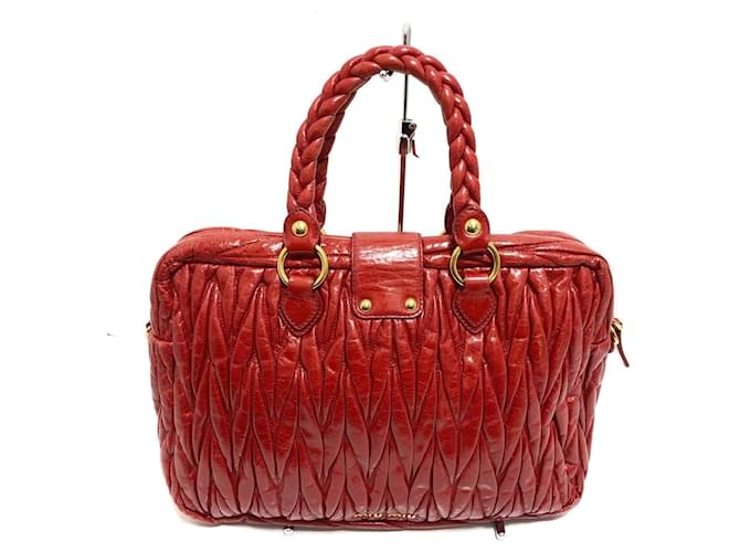 miu miu Red Leather ref.1156264 - Joli Closet