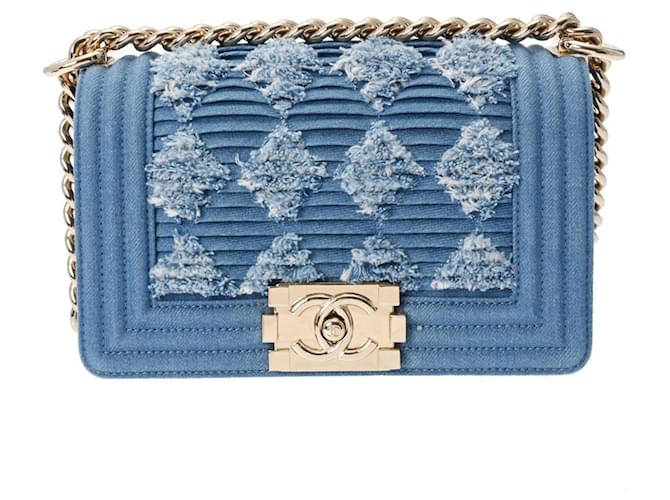 Chanel Boy Blue Denim ref.1164300 - Joli Closet