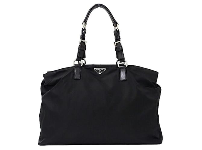 Tote Prada Black Synthetic ref.1212425 - Joli Closet