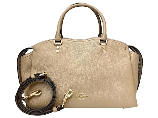 Coach Beige Leather ref.1221902 - Joli Closet