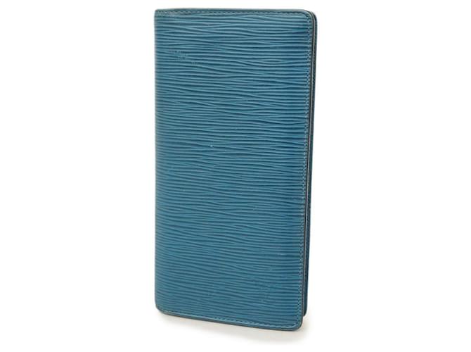 Louis Vuitton Brazza Blue Leather ref.1231668 - Joli Closet