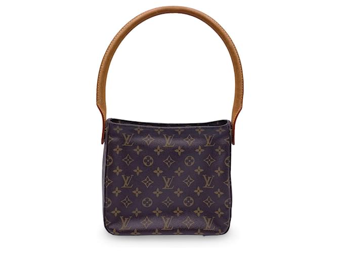 Louis Vuitton Shoulder Bag Looping Brown Cloth ref.1259790 - Joli Closet