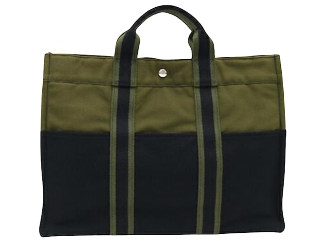 Hermès Fourre Tout Black Cotton ref.1267890 - Joli Closet