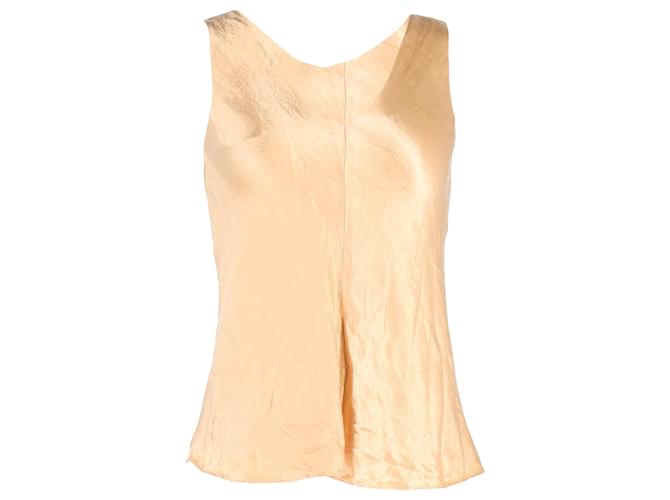 The Row Sleeveless Top in Gold Viscose Golden Metallic Cellulose fibre ...