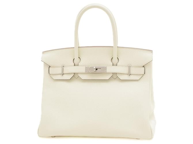 Hermès HERMES BIRKIN 30 Cream Leather ref.1338029 - Joli Closet