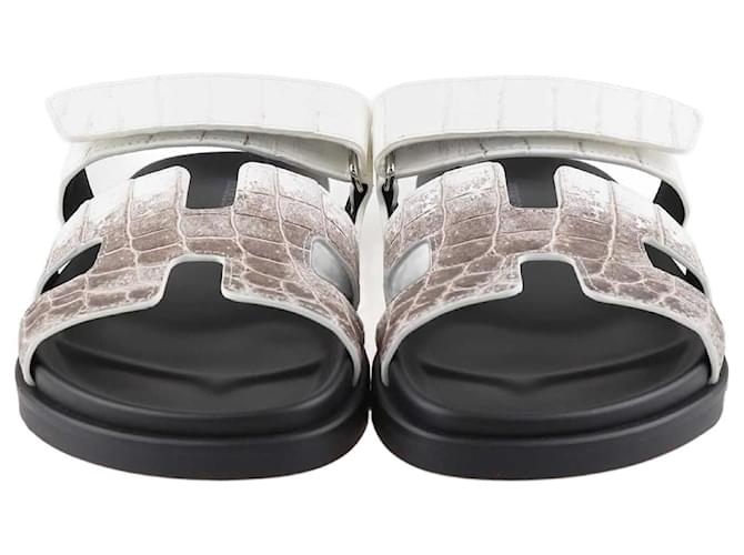 Hermès Hermes Himalaya Chypre Sandals Exotic leather ref.1348963 - Joli ...