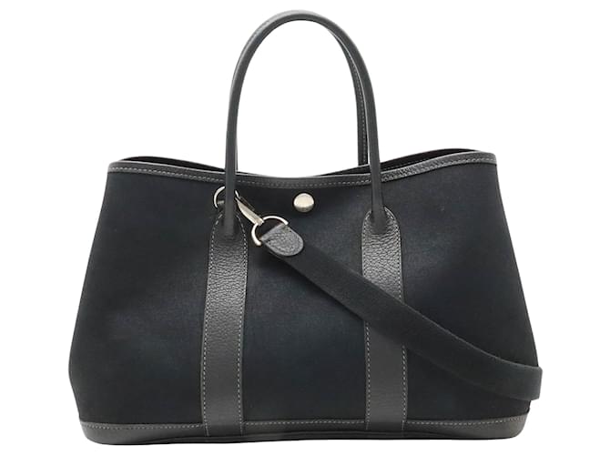 Hermès Garden Party Black Cloth ref.1362562 - Joli Closet