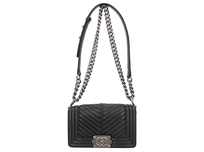 Chanel Boy Black Leather ref.1364798 - Joli Closet