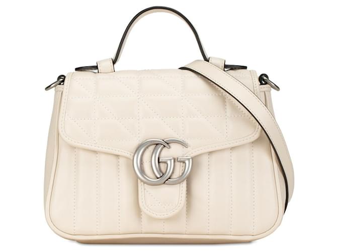 Gucci GG Marmont Beige Leather ref.1400814 - Joli Closet
