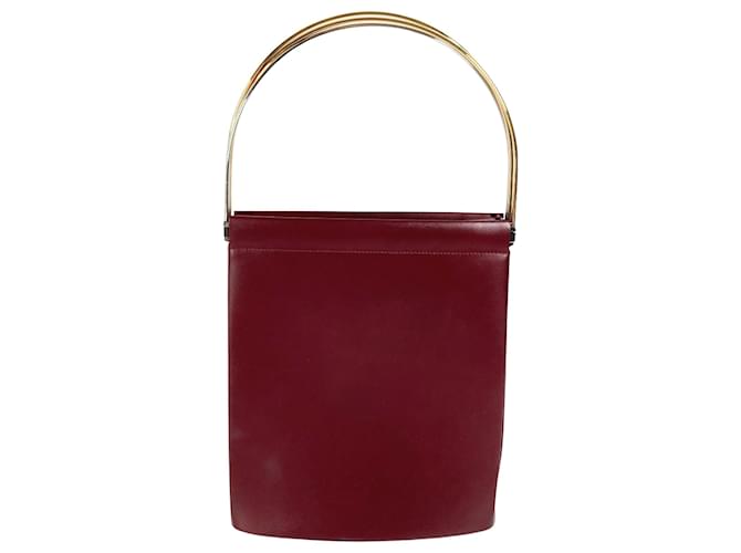 Cartier Trinity Dark red Leather ref.1434688 - Joli Closet