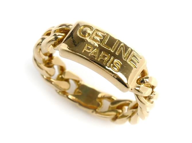 Céline Celine 18K Yellow Gold Band Ring ref.1518667 - Joli Closet