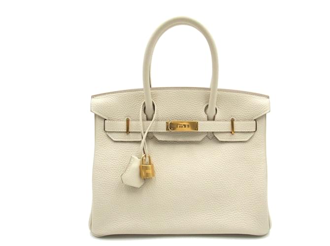 Hermès Birkin 30 Cream Leather ref.1529782 - Joli Closet