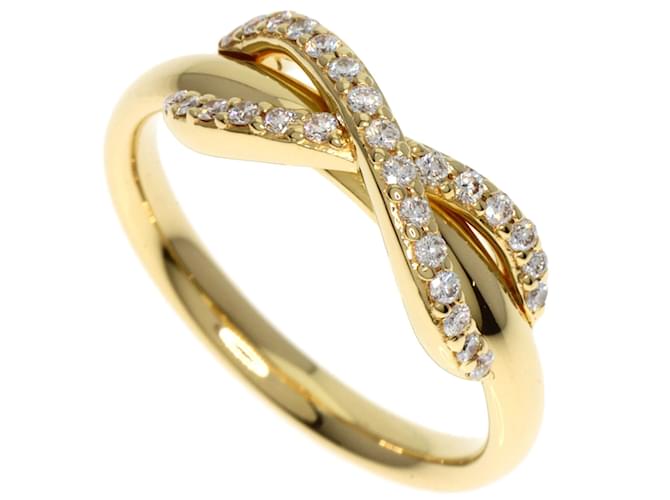 Tiffany & Co. Infinity Diamond Ring Yellow gold ref.1611378 - Joli Closet