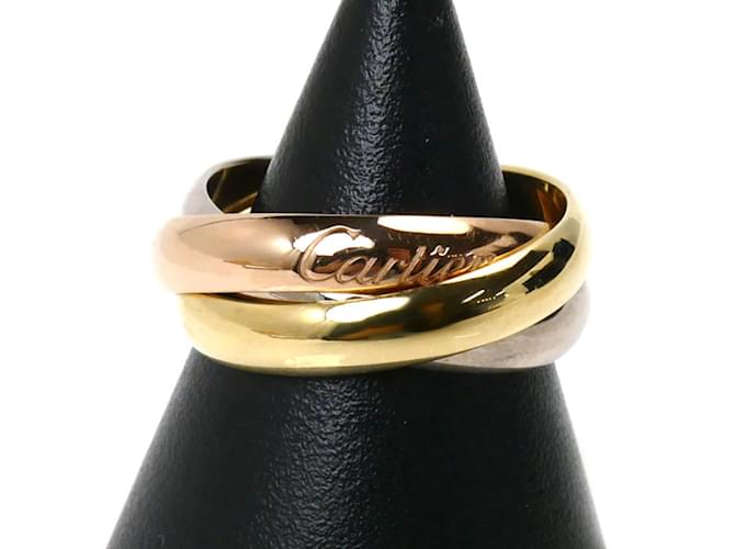 Cartier K18 Trinity Classic Ring White gold Yellow gold Pink gold ref ...