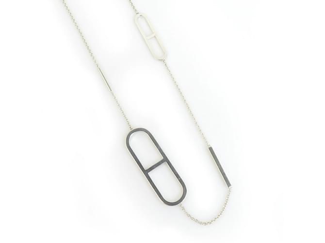 Hermès Hermes Chaine d'Ancre Ever Silver 925 Necklace Silvery ref ...