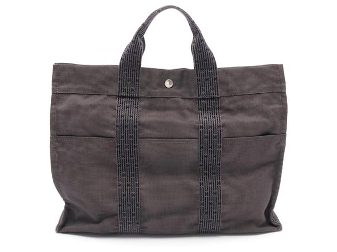 Hermès Hermes HERMES Air Line MM Tote Bag Brown Cloth ref.1750704 ...