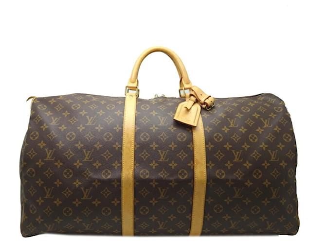 Louis Vuitton Keepall 60 Brown Cloth ref.1758472 - Joli Closet