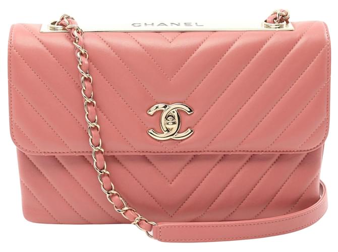 Chanel Trendy CC Pink Leather ref.1817241 - Joli Closet