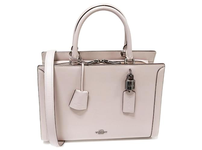 Coach Zoe Carryall Handbag 2way Grey Leather ref.1828125 - Joli Closet