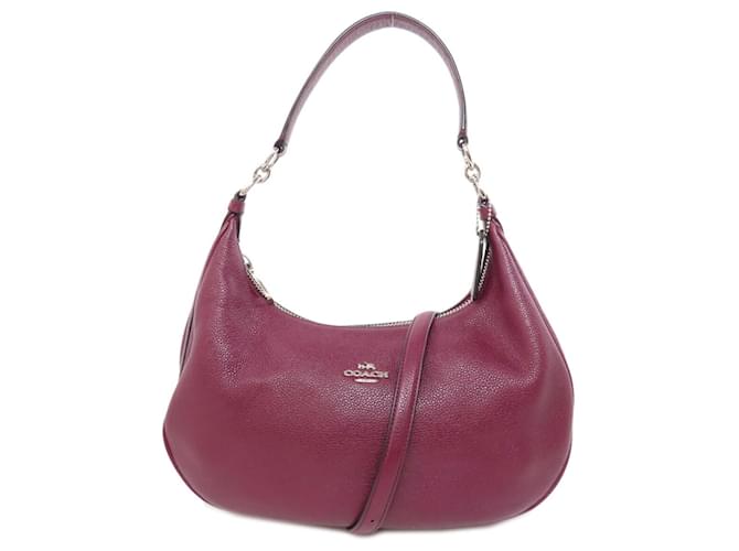 Coach Hobo Dark red Leather ref.1884992 - Joli Closet