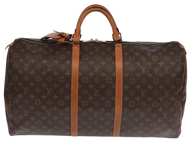 Louis Vuitton Keepall 60 Brown Cloth ref.1915857 - Joli Closet