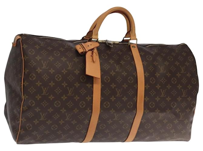 Louis Vuitton Keepall 60 Brown Cloth ref.1916786 - Joli Closet