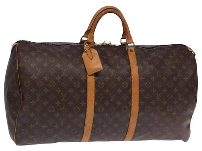 Louis Vuitton Keepall 60 Brown Cloth ref.1929908 - Joli Closet