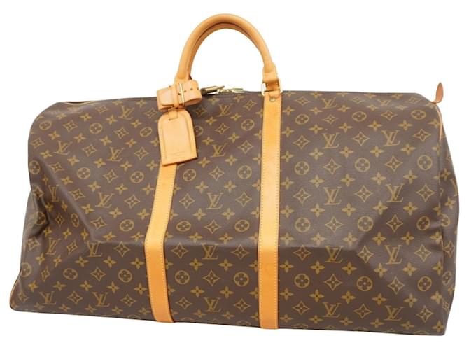 Louis Vuitton Keepall 60 Brown Cloth ref.1944466 - Joli Closet