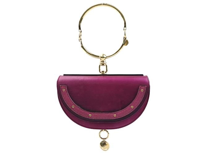 Chloé Minaudière Nile Purple Leather ref.1945227 - Joli Closet