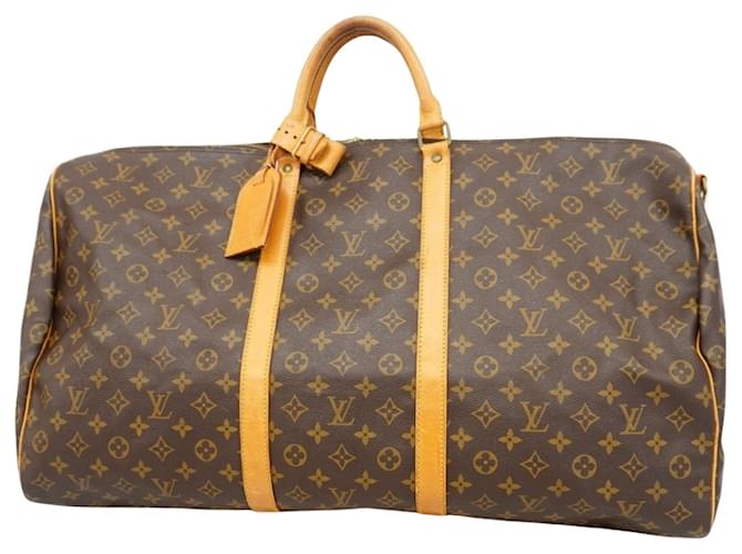 Louis Vuitton Keepall 60 Brown Cloth ref.1945788 - Joli Closet